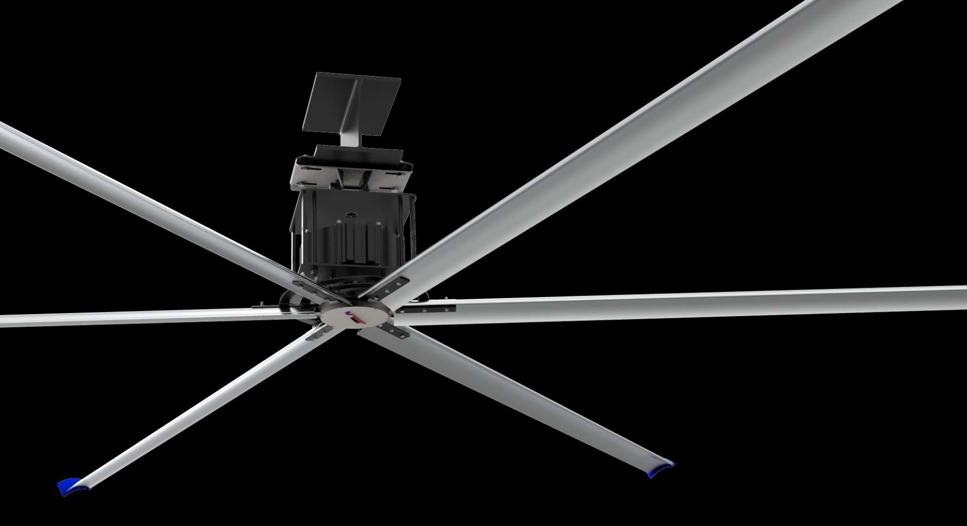 Blade Diameter 3 6m 12ft HVLS Ceiling Fan Energy Saving blade-diameter-3-6m-12ft-hvls-ceiling-fan-energy-saving