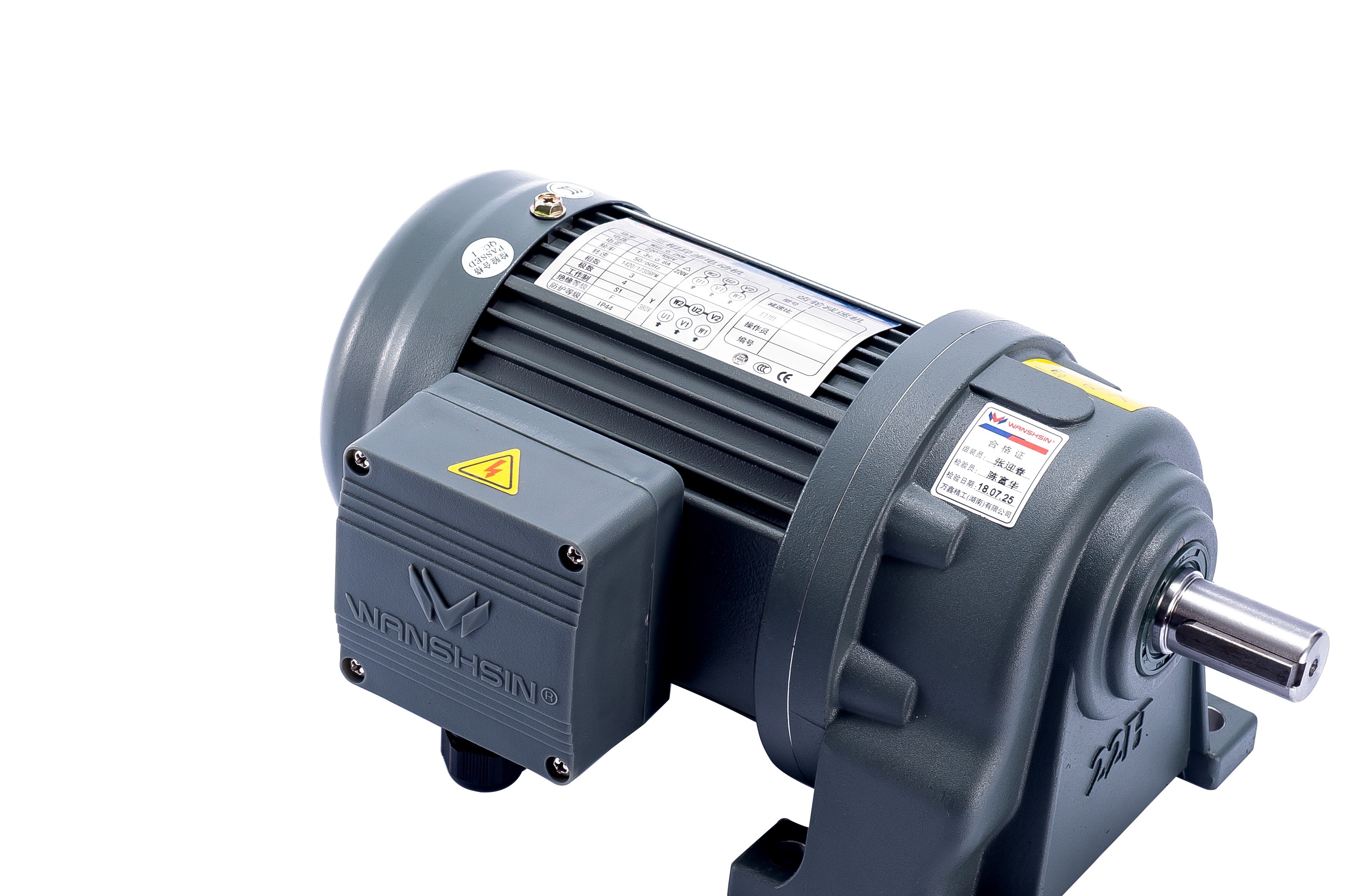 IP44 750W 22Nm F Class Insulation Motor Without Brake