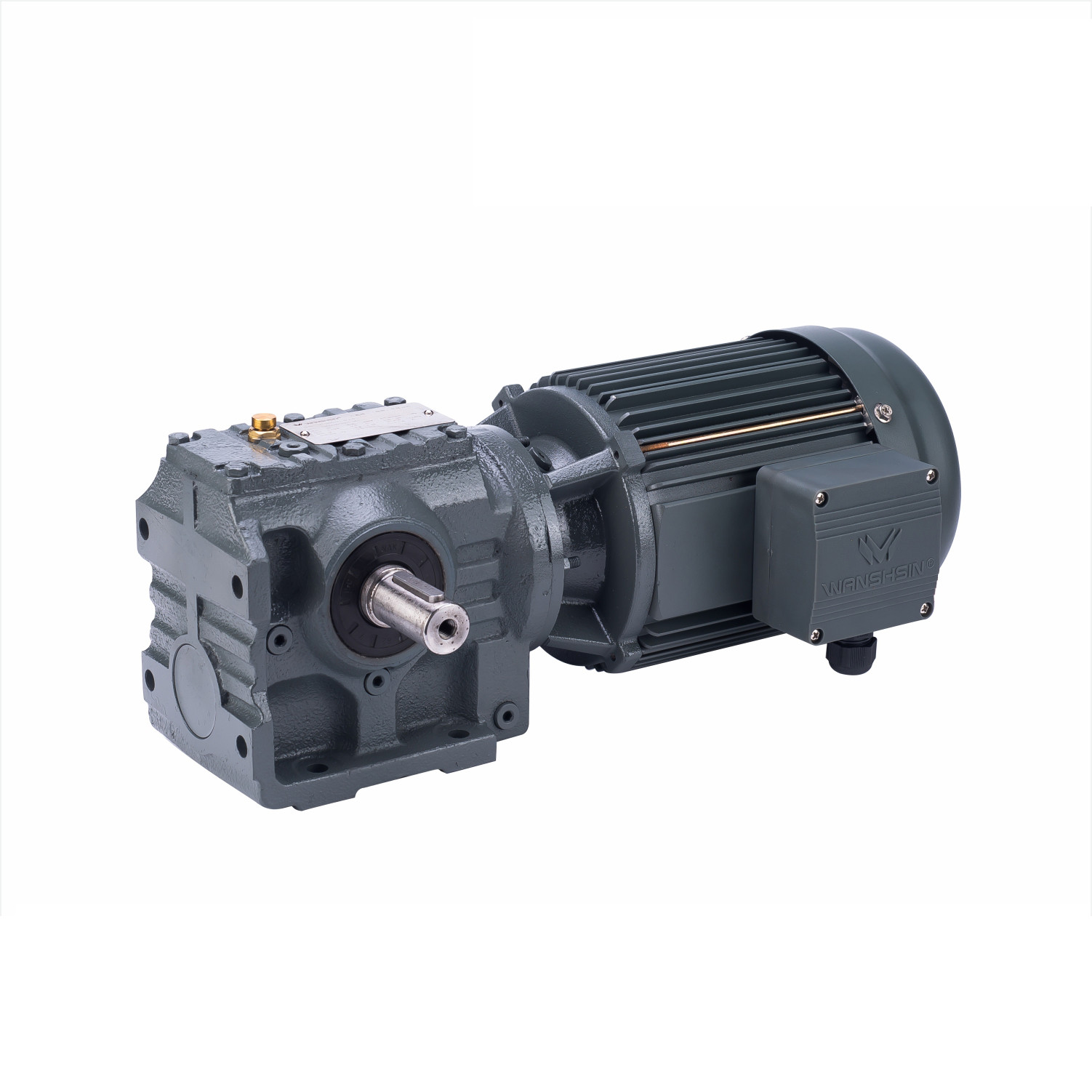 High Torque 4200Nm Helical Worm Gear Motor For Conveyor Belts