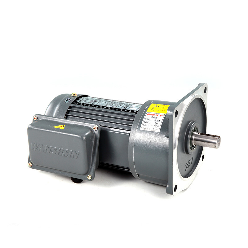 Low Temperature 400 RPM AC Motor 200W Gear Motor Reducer Ratio 1:3-1800
