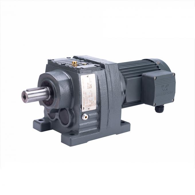 R Series Helical Gearbox With IEC AM Flange B5 Motor Gearbox Gear Helical