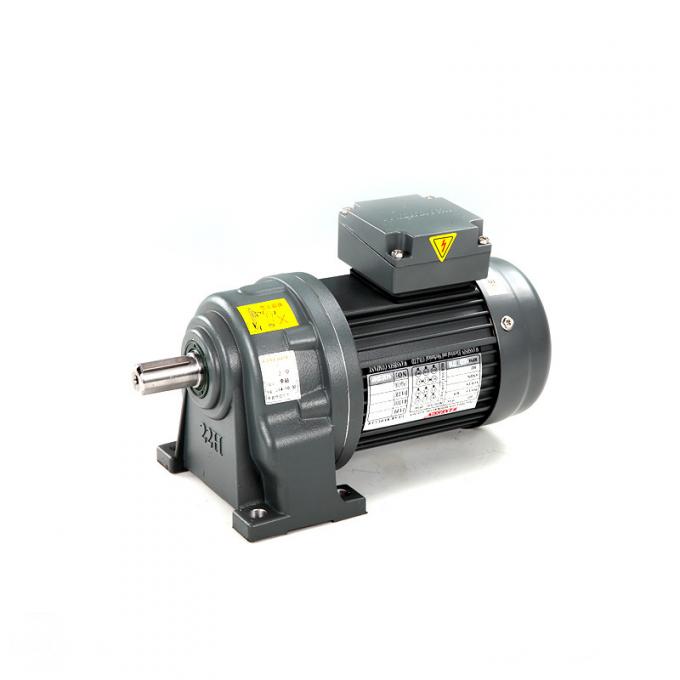IP55 200W Geared Brake Motor Horizontal Installed